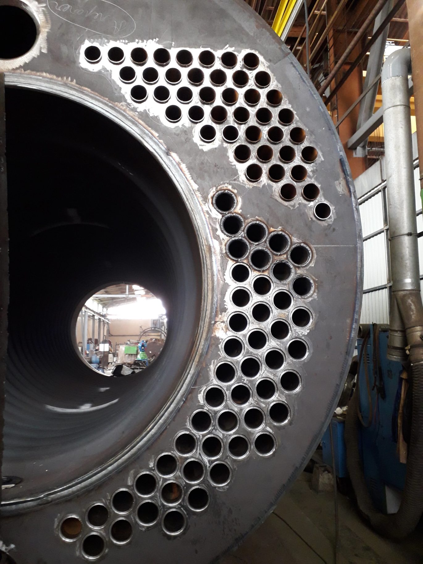 Chantier en cours chaufferie industrielle 1x15 T/h Danone - Coretec ...